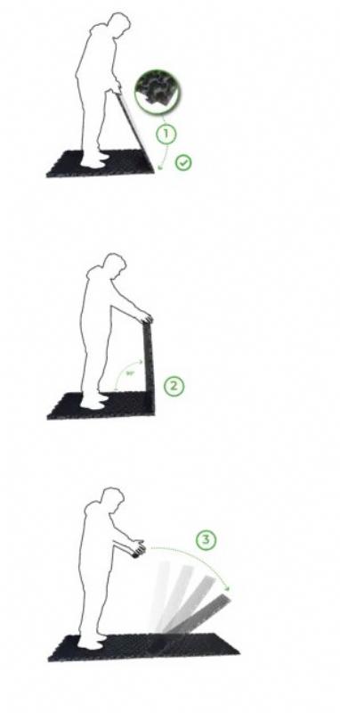 Køb ECCO Multidal måtte til skærver Tung trafik - Måtte sort 113,2 x 78,3 x 3 cm