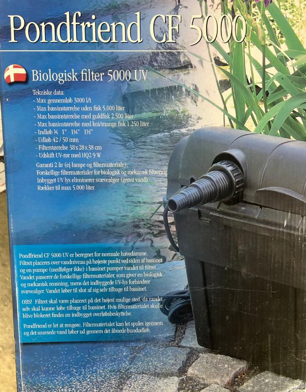 Køb Filter Pond Friend 5000 UV Filter - Sten og Granit Butikken