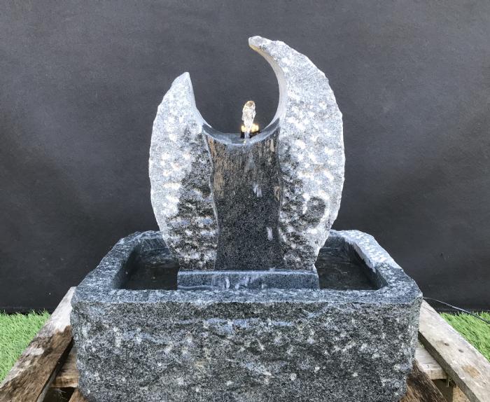 Køb Komplet granitreservoir med lys "May" Højde 50 cm - Vandsten og ...