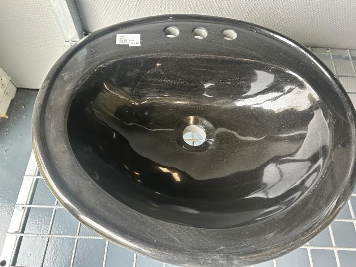 Køb Sort poleret vask OPRYDNINGSUDSALG - Sten og Granit Butikken